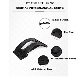 LSRRYD Back Lumbar Strong Support Brace Back Support Brace Spine Injury Prevention for Pain Relief of Stomach Muscle Abdominal Suitable for Men Women