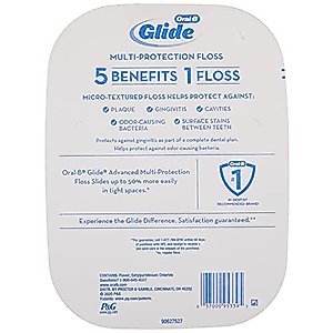 Oral B Glide Pro Health Advanced Multi Protection Floss Clean Mint (Netcount 6 Pack), 6 Count (Pack of 1)