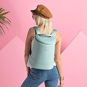 Corkcicle EOLA Cooler Backpack, Waterproof and Leak Proof Insulated Bag, Perfect for Wine, Beer, and Ice Packs, Seafoam