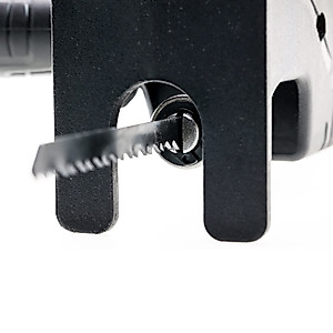 SIMPOTEK Reciprocating Saw Adapter, Portable Electric Jig Saw for Wood Metal Cutting, Drill Tool With Cordless Adapter Set and Ergonomic Handle Black