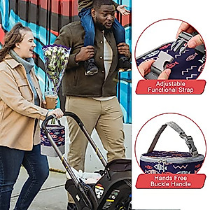 Accmor Baby Bottle Cooler Tote Bags, Insulated Breastmilk Cooler Bag, Baby Bottle Warmer Cooler Bag, Fits up to 4 Large 8Oz Bottles, Baby Bottle Cooler Bag for Nursing Mom Daycare Travel