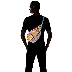 KAVU Mini Rope Bag Cotton Crossbody Sling - Beach Tie Dye