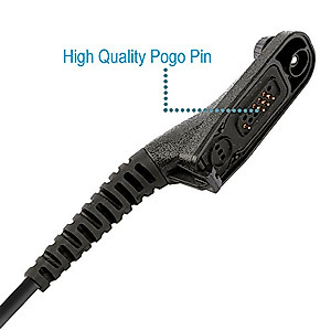 Single Wire Earpiece with Reinforced Cable for Motorola Radios APX4000 APX6000 APX7000 APX8000 XPR6100 XPR6350 XPR6550 XPR7550 XPR7550e (APX 6000 4000 7000 8000 XPR 6350 6550 7550 7550e Headset)