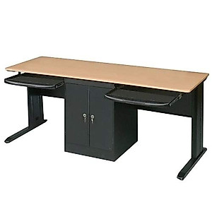 Balt LX Computer Workstation with Locking CPU Holder Dimensions: 72" W