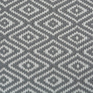 DII Reversible Indoor/Outdoor Diamond Woven Rug, 4x6', Gray