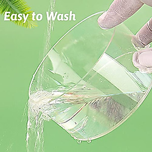 Tfwadmx Hamster Sand Bath Box, Container Transparent Beds, Hamster Bathroom & Digging Room ransparent Acrylic Small Animals Shower Bathtub with Wooden Cover for Mice Gerbil Squirrel (Large)