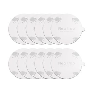 HECO ARMOR Flea Trap Refills, Flea Sticky Traps Refill Light Trap Discs Replacement Boards (12 PCS)