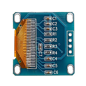 CoCocina 0.96 Inch 4Pin Blue Yellow Iic I2C OLED Display Module Geekcreit for Arduino - Products That Work with Official Arduino Boards
