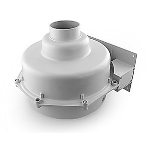 RadonAway GP501 Radon Fan & Install kit: Two 3"x3" Black Couplings & U-Tube Vacuum Gauge & Radon System Labels