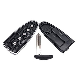 for Ford Smart Key Fob Shell Case Fit for Ford Edge Escape Explorer Focus Flex Taurus Fusion Lincoln MKS MKT MKX Replacement Keyless Entry Remote Blank Key Cover (1)