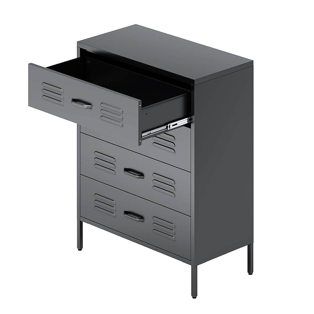 Metal Storage Cabinet with 4 Drawers for Office,Home,Garage
