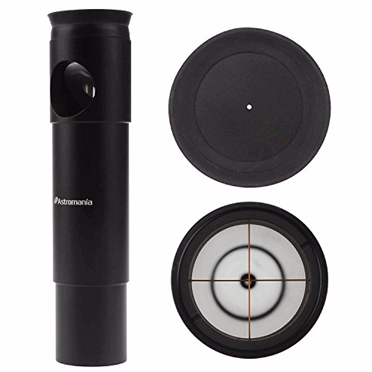 Astromania 1.25Inch Metal Collimating Cheshire Eyepiece Without Laser for Newtonian Reflector Telescope - Long Version