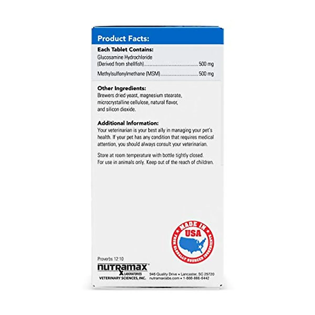 Nutramax Cosequin Standard Strength Joint Health Supplement for Dogs, With Glucosamine and MSM, 75 Chewable Tablets