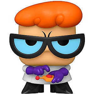 Visit the Funko Store Funko Pop Bundle - 1 Dexter's Lab: Dexter with Remote Vinyl Figure with PET Plastic Box Protecter