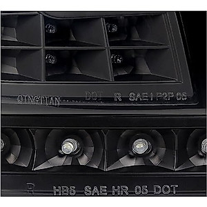 HH Building 2pcs Headlight Front Left Right Driver Passenger Side Clear Lens Black Housing Headlights + Corner 3L3Z13008DA FO2502267 5_HD-ON-FF15097-LED-SET-BK