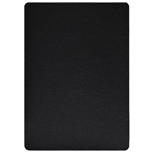 Johnson & Smith Leather Patch - Large 8"x11" Leather Repair Patch - Self Adhesive Leather Repair Patches for Furniture - Couch, Car Seats, Chair Repair with 3M Adhesive - Black Textured