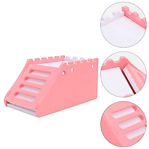 1pc Little Pet Staircase Villa Hamster Habitat Small Hamster Toys Wooden Hamster Hut Novel Hamster House Hamster Villa Pet Supply Small Pets Toys Pet Playing House