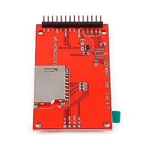 Jectse LCD Display, 2.4 inch 240x320 SPI LCD Display Panel Module ILI9341 Driver with PCB 5V/3.3V STM32 for,Teensy 3.2，