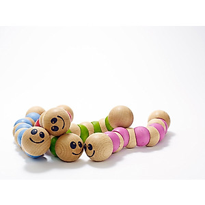 BeginAgain Earthworms - Promote Creative Thinking & Fine Motor Skills - Red, Kids 1 & Up