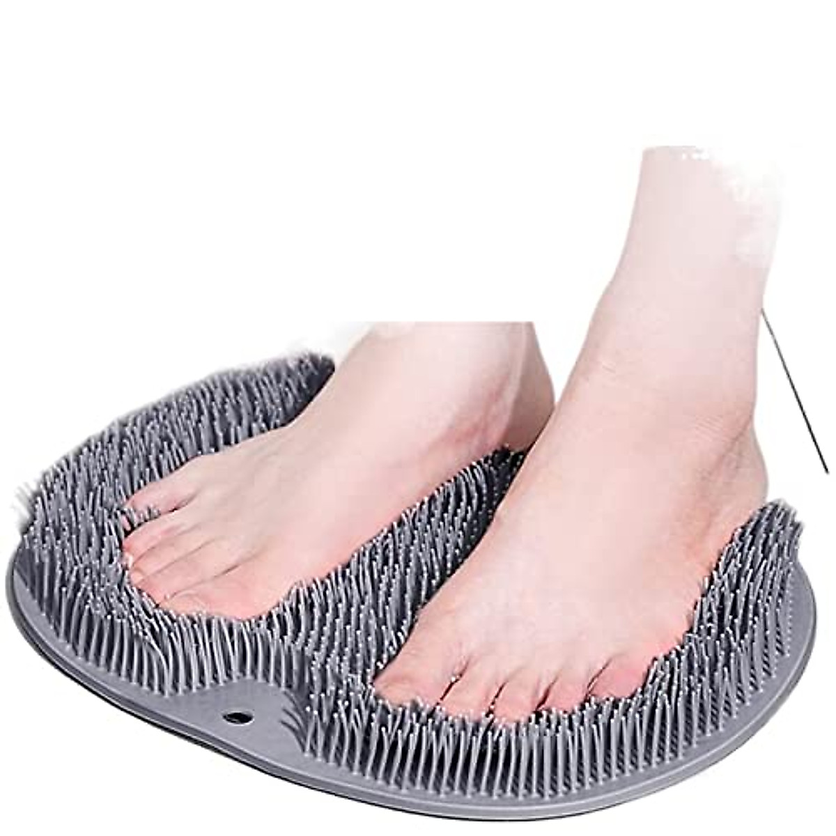 INGVY Dry Brushing Body Brush Lazy Man Rubbing Back and Rubbing Feet Artifact Bathroom Tool Sucker Brush Foot Massage Pad Shower Massage Non-Slip Bath Pad