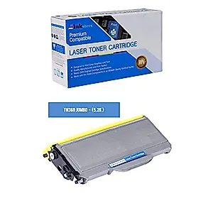 Inksters Compatible Toner Cartridge Replacement for Brother TN360 (J) Black Jumbo - Compatible with HL 2120 2125 2140 DCP 7030 7040 MFC 7440N