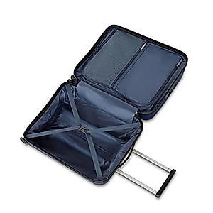 American Tourister Airconic Hardside Expandable Luggage with Spinner Wheels, Navy Blue, Carry-On 20-Inch