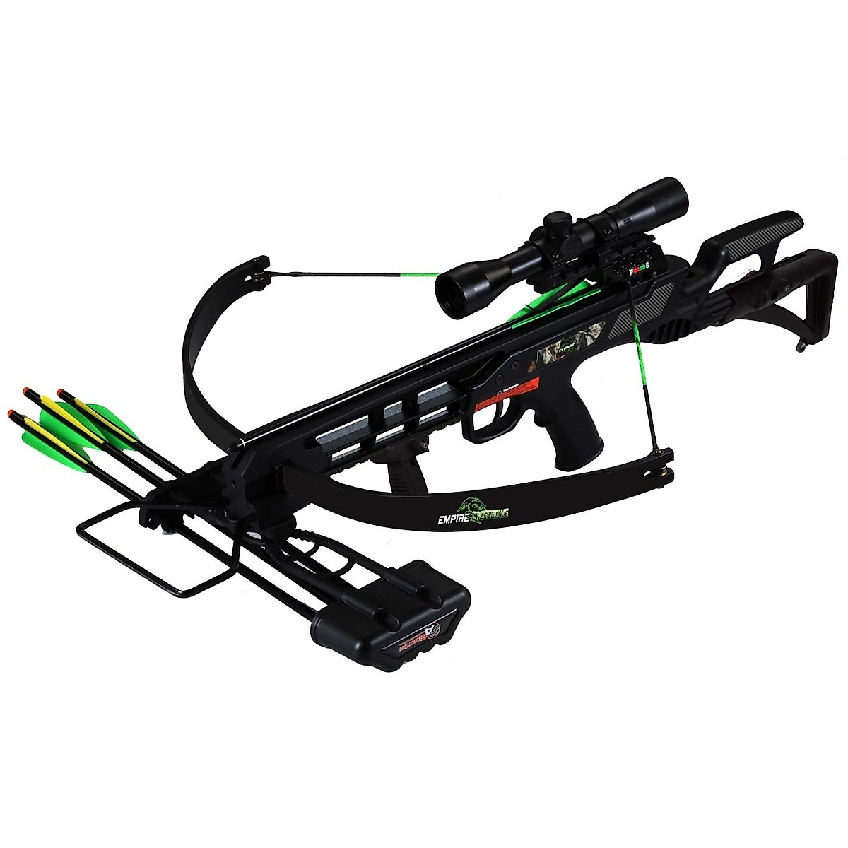 SA Sports Empire Terminator Recon Recurve Crossbow w. 4x32 Multi-Range Scope, 175Lb, 260 Fps (613)