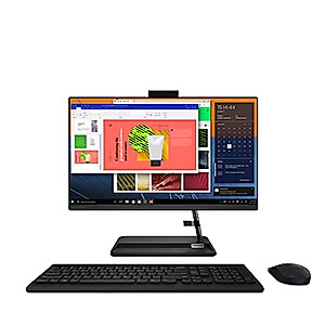 Lenovo IdeaCentre AIO 3i - 2023 - All-in-One Computer – Wireless Mouse & Keyboard Included - 21.5” Full HD – HD Camera - Windows 11 Home – 8GB Memory – 256GB Storage - Intel Core i3-1115G4 - Black