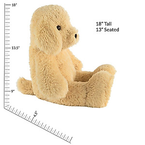 Vermont Teddy Bear Stuffed Puppy - Oh So Soft Puppy Dog Stuffed Animal, Brown, 18 inch