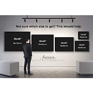 SuccessHunters How To Make 1,000,000 Dollars Motivational Quote Canvas Print Office Decor Wall Art Inspirational Sign Entrepreneur Money Artwork Saying (12" x 18")