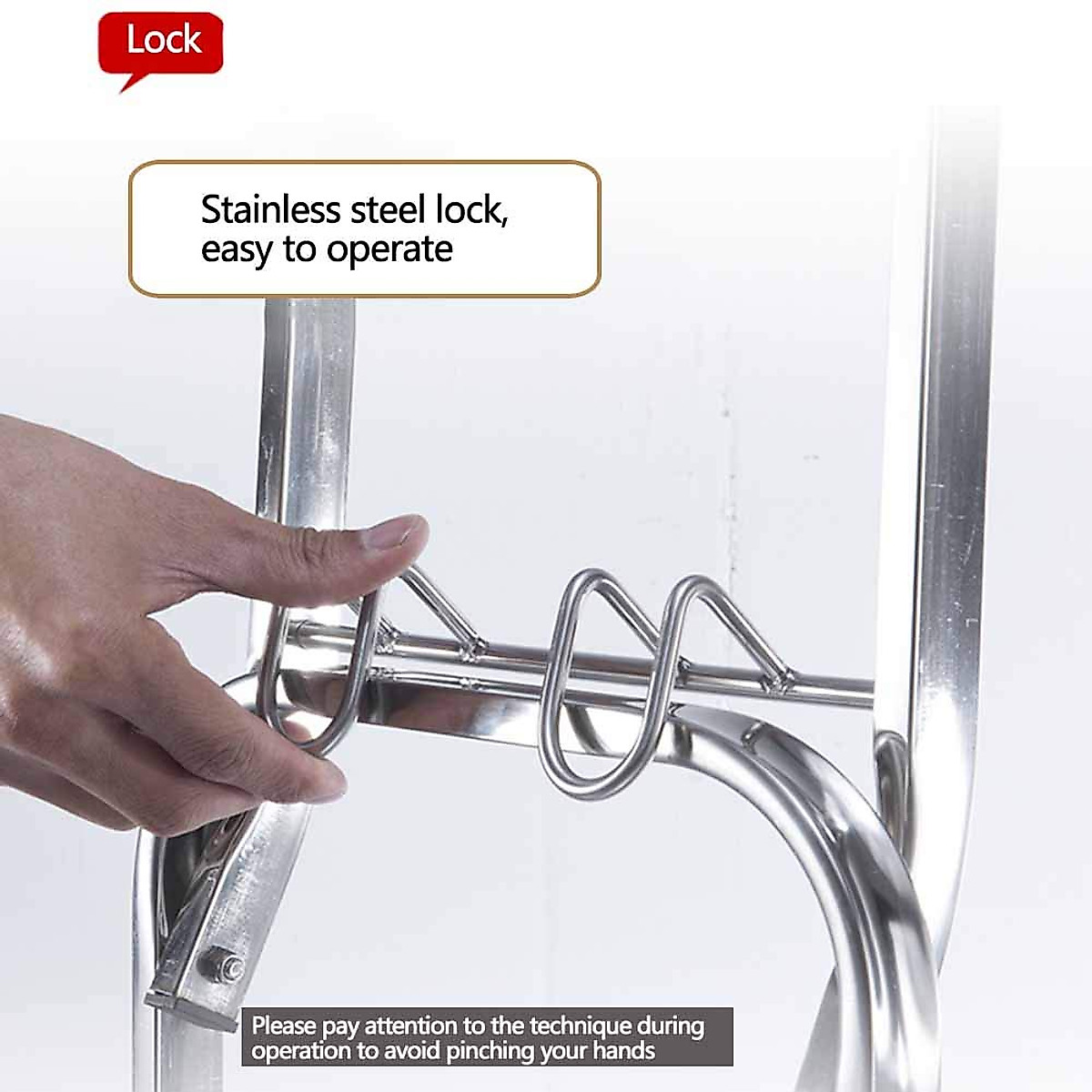 GTFDXJ Folding Heavy-Duty Trolley, Moving Goods and Handling Stainless Steel Domestic Trailer Trolley Car Climbing Stairs Stable Cart,D