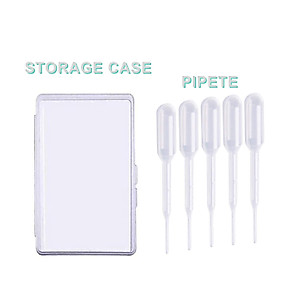 Litmus PH Test Strips 320 Strips, Professional Universal pH.1-14 Test Paper with Storage case & Test Droppers, for Teaching, Student, Chemistry Experiment, Saliva Urine Water Soil & Diet pH Monitoring