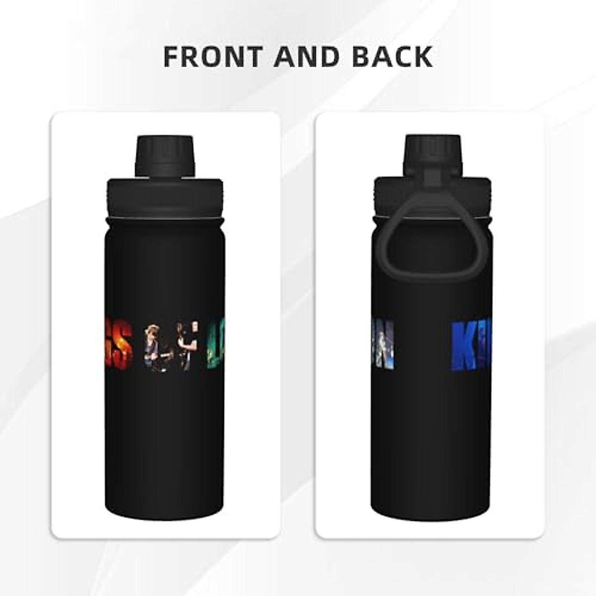 HIKTIEK Kings Rock Of Leon Band Stainless Steel Insulated Tumbler Sports Water Bottle Hot and Cold Travel Cup 18oz