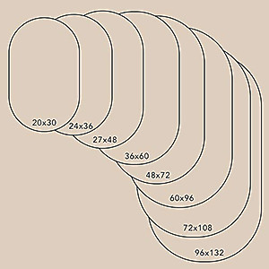 VHC Brands Celeste Braided Jute Oval Welcome Mat Farmhouse Handwoven Boho Area Rug, 20x30"