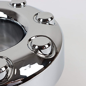 1PCS Replacement for 2005-2018 F350 Dually FRONT 4X4 Open Chrome Wheel Center Hub Cap