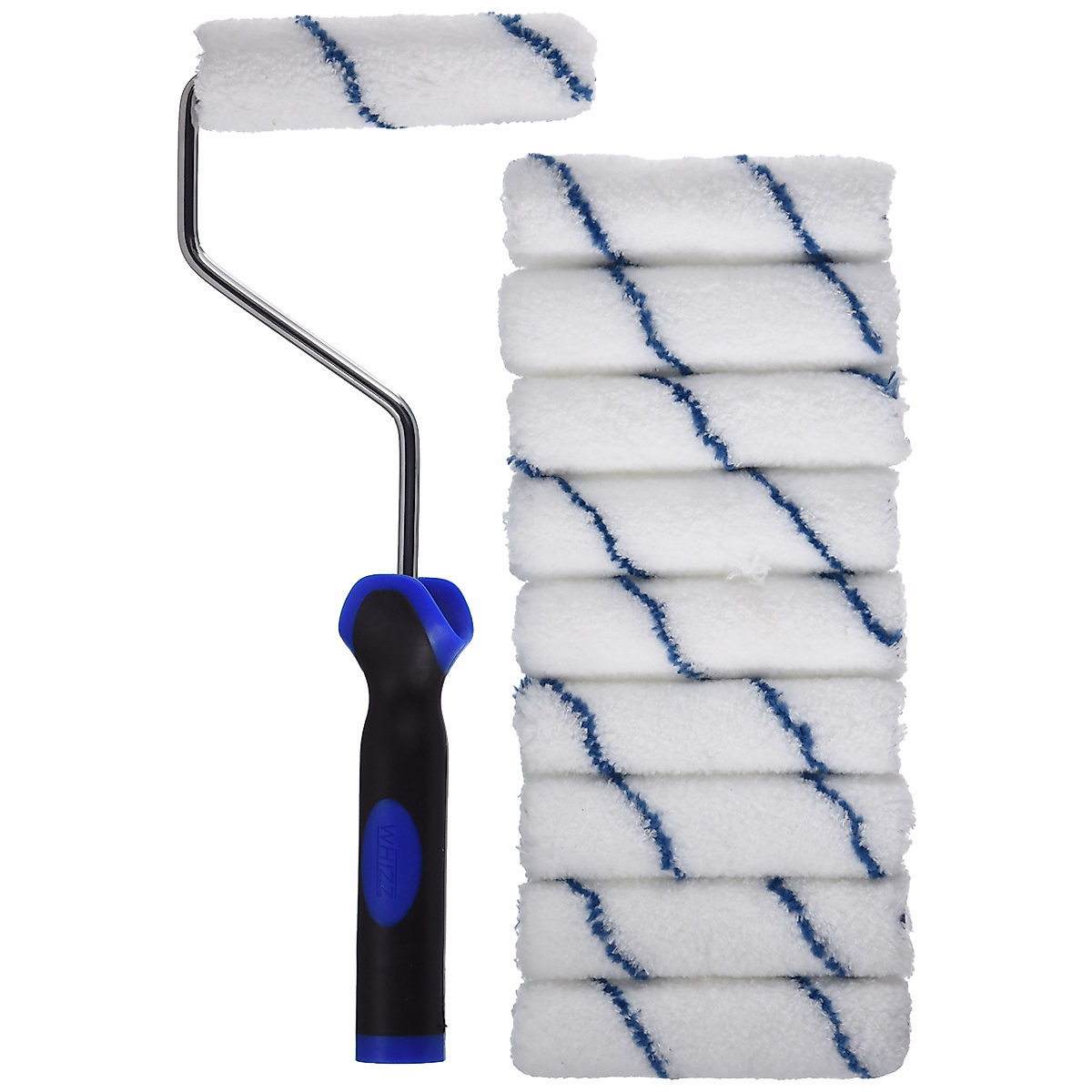 WHIZZ 25009 4" Xtrasorb Microfiber 3/8" Nap Mini Roller 10Pk