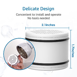 AQUACREST WHR-140 Shower Filter Replacement Cartridge for Culligan® WHR-140, WSH-C125, ISH-100, HSH-C135, Shower Head Water Filter, with Advanced KDF Filtration Material, Pack of 3