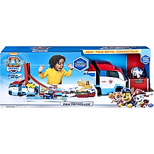 Paw Patrol, Launch’n Haul PAW Patroller, Transforming 2-in-1 Track Set for True Metal Die-Cast Vehicles
