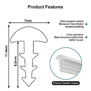 SuperDi Plastic 120ft Roll QP1562 Swimming Pool Liner Lock