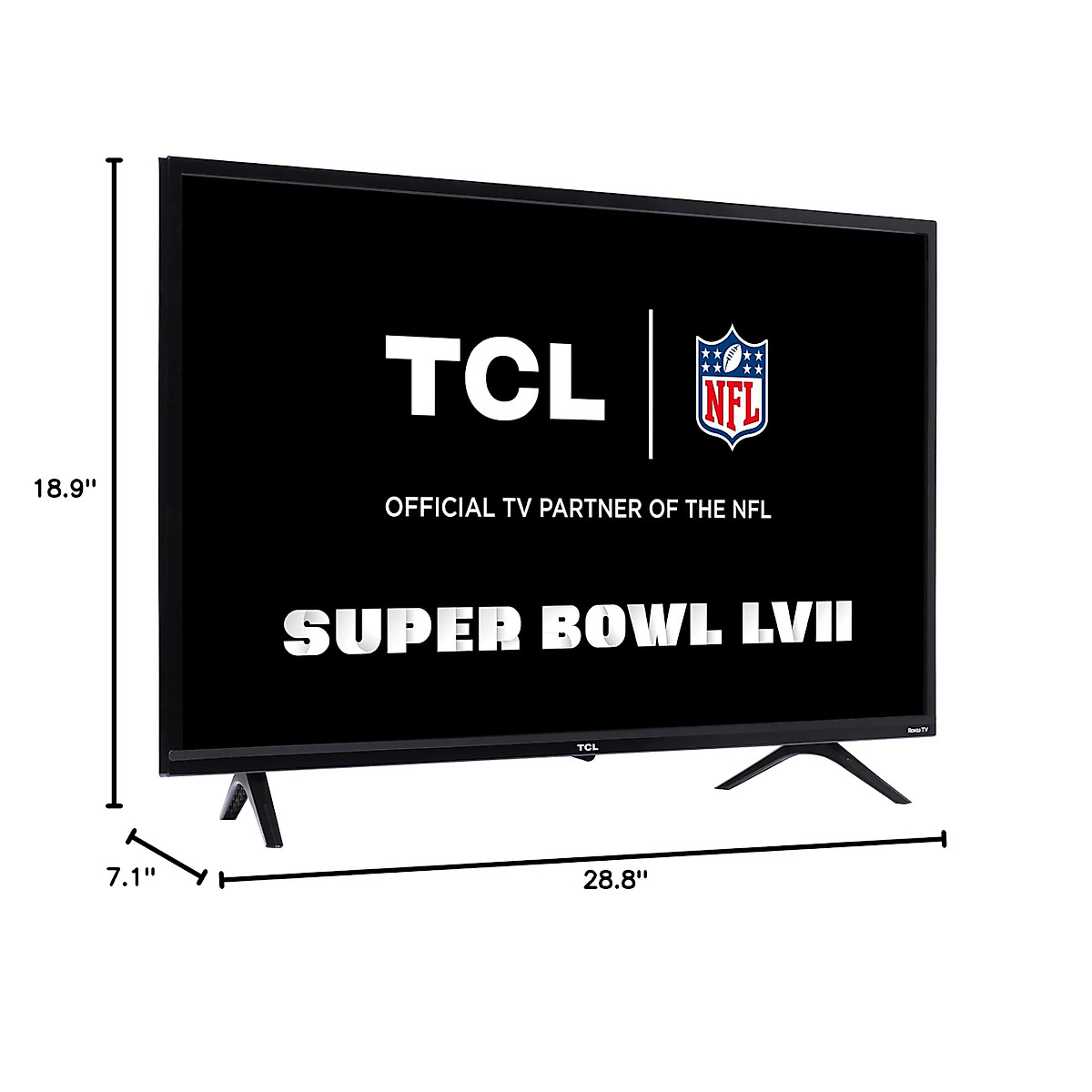 TCL 32-inch 3-Series 720p Roku Smart TV - 32S335, 2021 Model