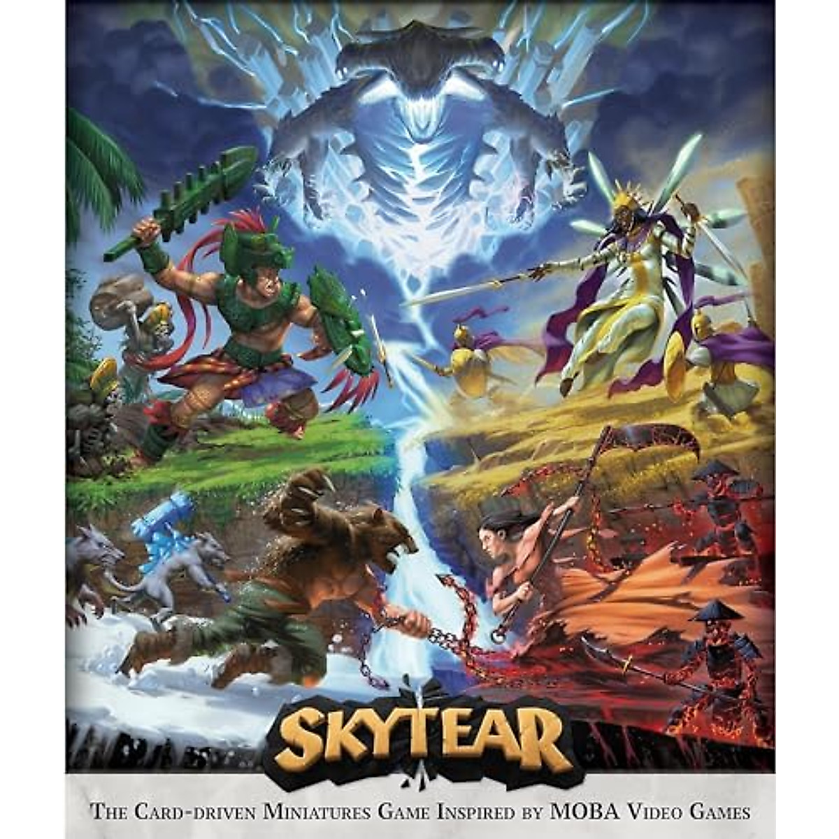 Precisamente Skytear Games Skytear Starter Game - Dive into MOBA-Inspired Fantasy Battles! Fighting Strategy Game for Kids & Adults, Ages 14+, 2-4 Players, 45 Minute Playtime, Made by Skytear Games