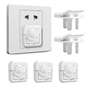 Outlet Covers Baby Proofing (45 Packs), Tinabless Plug Covers for Electrical Outlets, Child Proof Socket Covers for Outlets, Baby Safety Products for Home, Office, Protect Toddlers & Babies