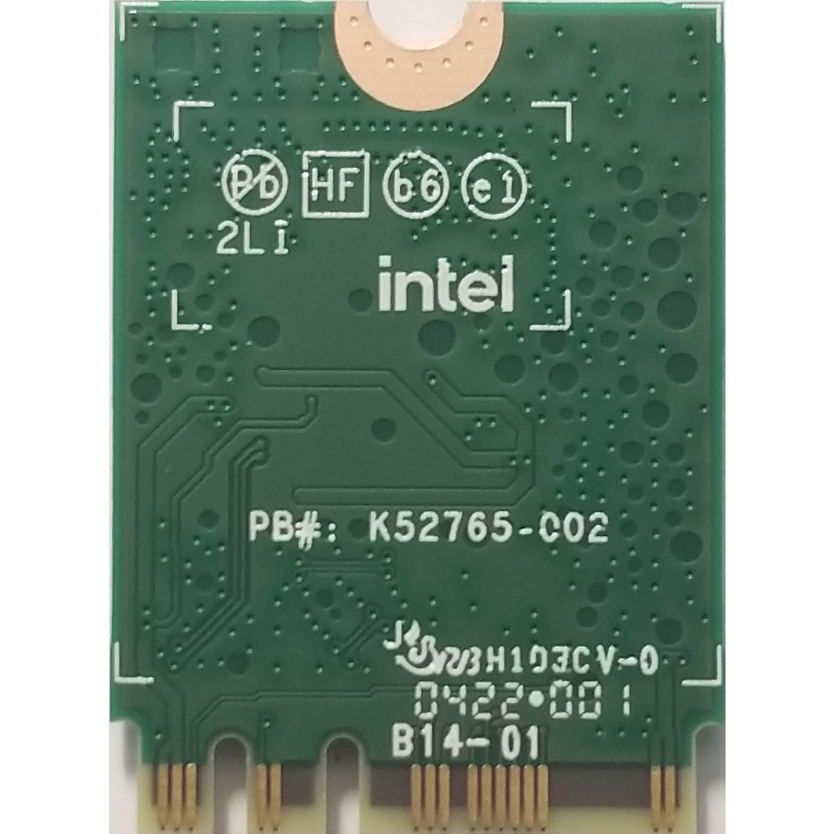 Intel AX210 IEEE 802.11ax Bluetooth 5.3 Tri Band Wi-Fi/Bluetooth Combo Adapter