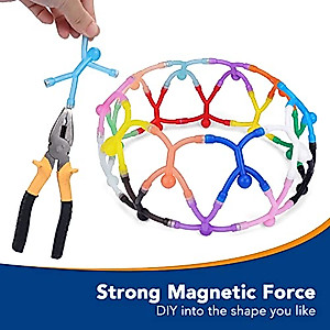 TRYMAG Man Fridge Magnets, 20Pcs Refrigerator Magnets, Funny Magnetic People Mini Flexible Humanoid Colorful Magnetic Toy for Kids, Adults, Whiteboard, Office, School Decoration