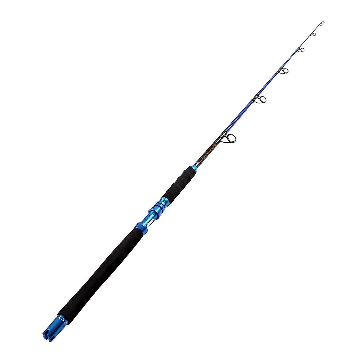 Fiblink Saltwater Graphite Jig Jigging Spinning Fishing Rod Deep Sea Jig Pole (6-Feet, Heavy, 80-120lbs)