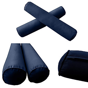 Prolinemax Style1 Twin-XL Size 5PC Pipe Trim Outdoor Daybed Mattress Cushion Bolster Pillow Complete Set AD101