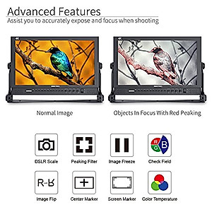 SEETEC P173-9HSD 17.3 Inch 1920x1080 Desktop Monitor for Broadcast LCD Monitoring with 3G-SDI HDMI AV YPbPr