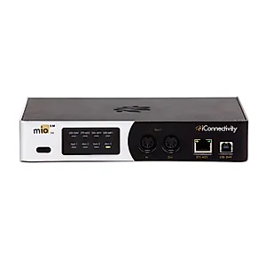 iConnectivity Interface with 4 in x 4 Out 5-pin DIN-MIDI Ports (mioXM)