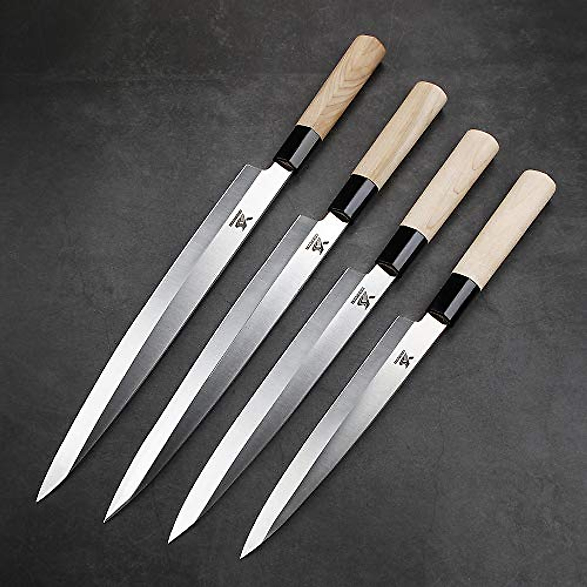 MSY BIGSUNNY Sashimi Sushi Knife 12 Inch Long Blade, Knife Slicer Razor Sharp for Fish Filleting