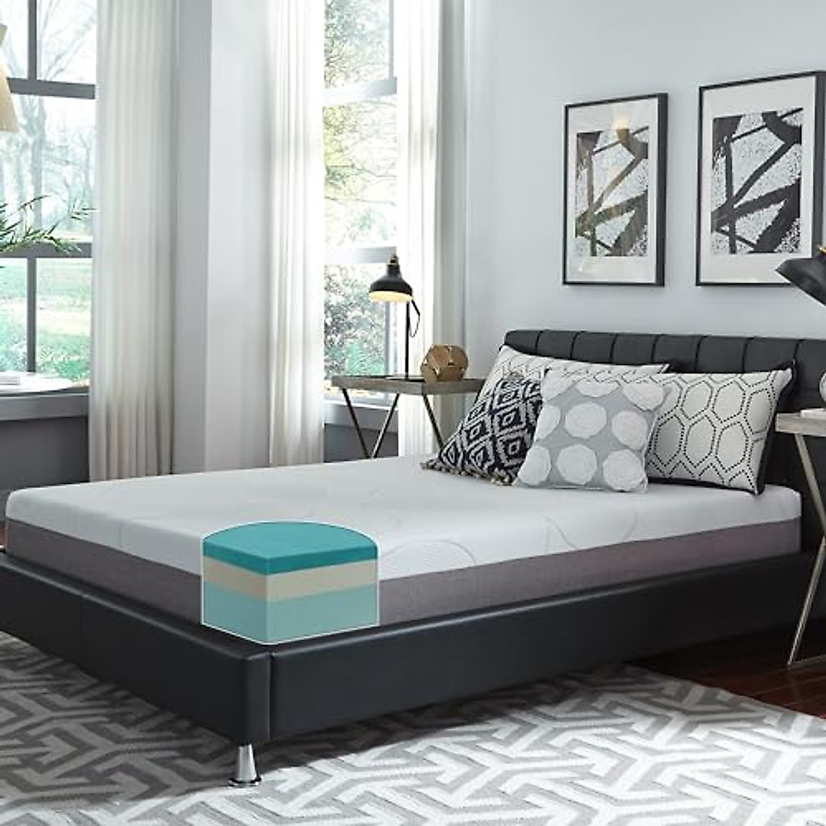 Slumber Solutions 10-in. Gel Memory Foam Mattress Firm King